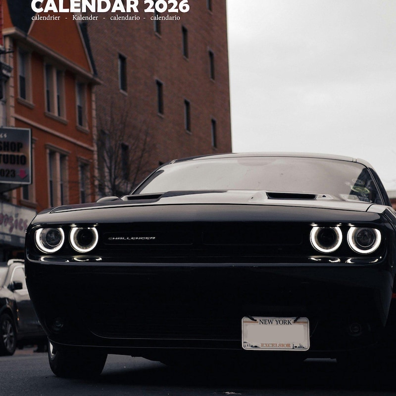 2026 Muscle Car Calendars - Etsy