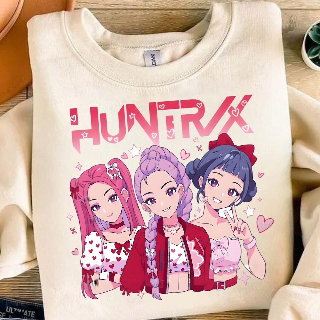 San Valentín Kpop Huntrix PNG, San Valentín 6 7 Saja Girls PNG, Cazador ...
