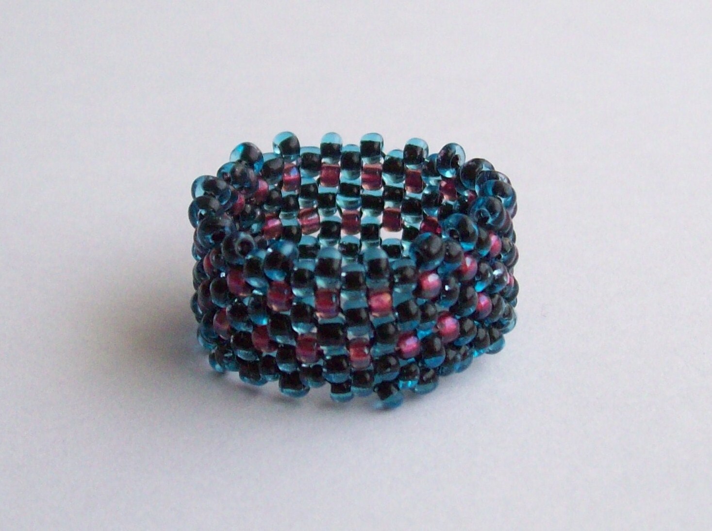 PDF Tutorial for Beaded Peyote Ring - Seed Bead Jewelry Beading Pattern ...