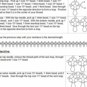 Pattern Beaded Modified Right Angle Weave Teardrop Necklace - Jewelry Beading Tutorial ...