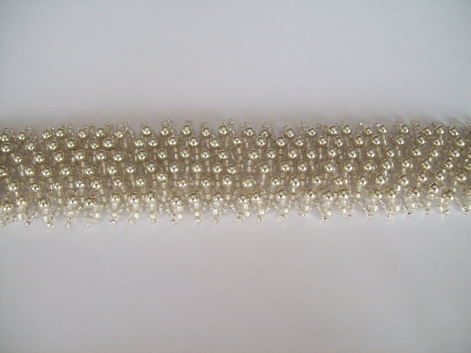 Tutorial Bead Netting Fishnet Teardrop Cuff Bracelet - Jewelry Beading ...