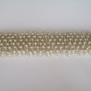 Tutorial Bead Netting Fishnet Teardrop Cuff Bracelet - Jewelry Beading ...