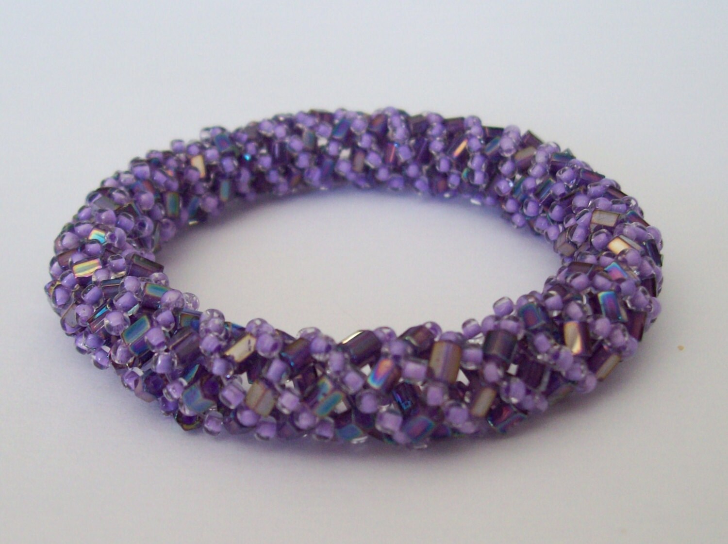 Tutorial Beaded Twisty Russian Spiral Bangle Bracelet - Jewelry Beading ...