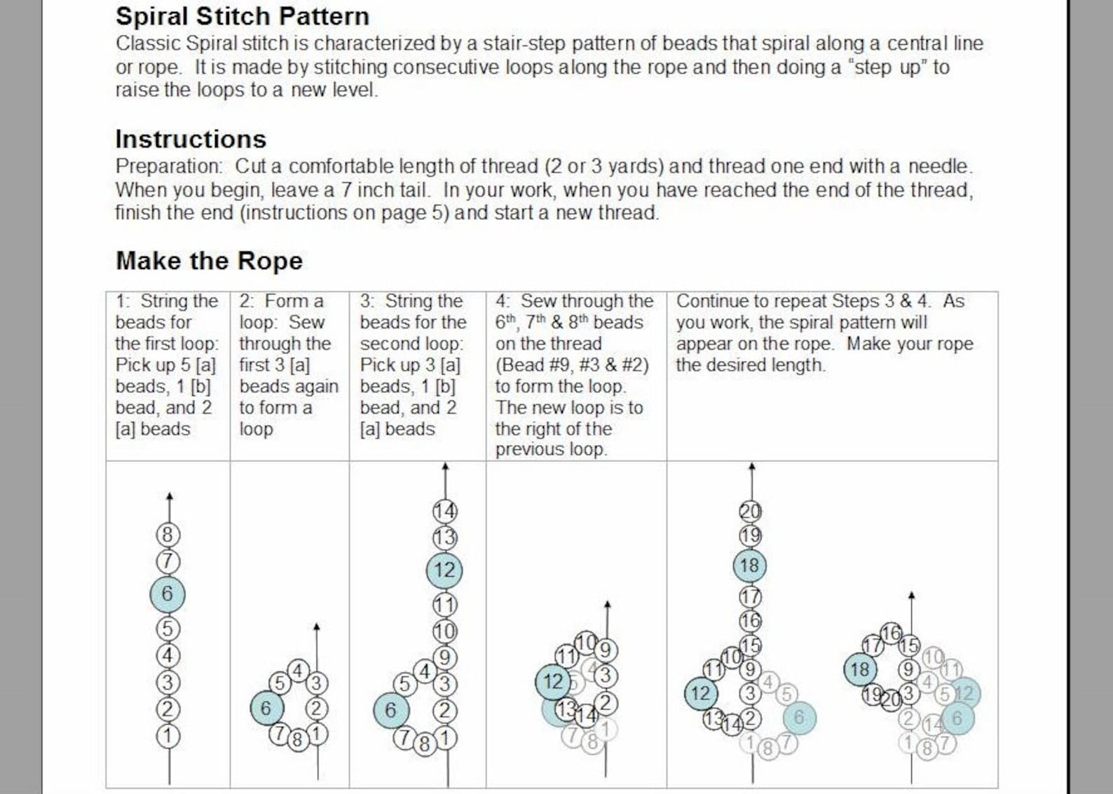Tutorial Beaded Spiral Rope Jewelry With Matching Clasp, Jewelry ...