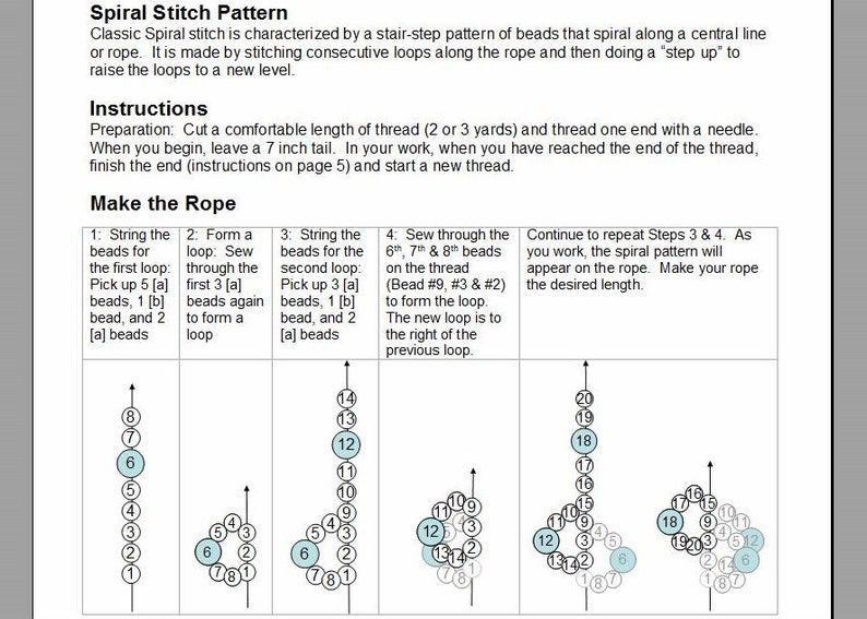 Tutorial Beaded Spiral Rope Jewelry With Matching Clasp, Jewelry ...