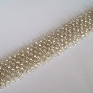 Tutorial Bead Netting Fishnet Teardrop Cuff Bracelet - Jewelry Beading ...