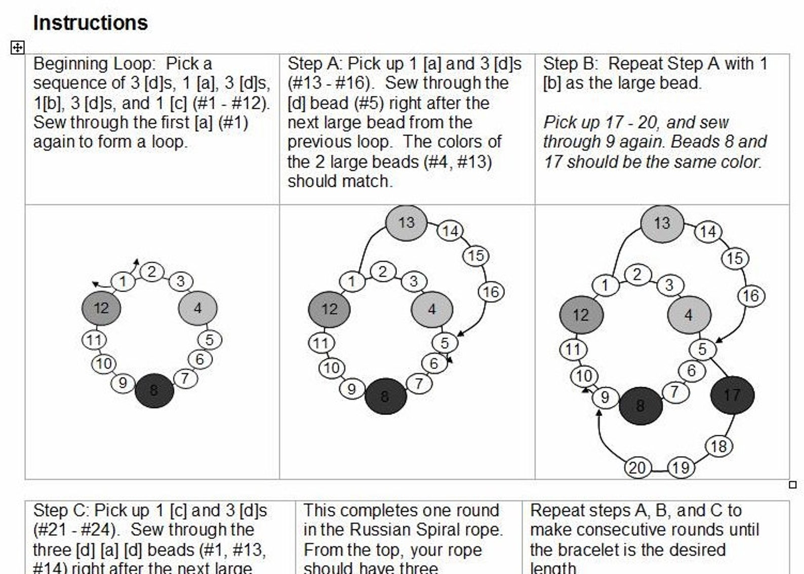 Tutorial Beaded Twisty Russian Spiral Bangle Bracelet - Jewelry Beading ...