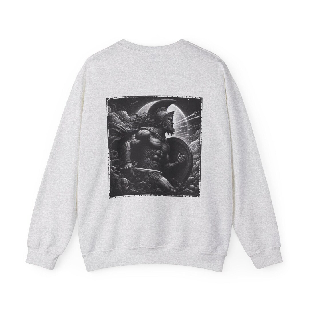 Greek Achilles Unisex Sweatshirt, Mythology Crewneck Jumper, Ancient ...