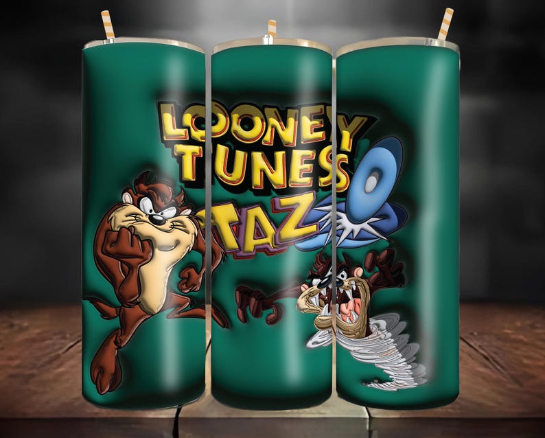 Cartoon Tasmanian Devil Tumbler Wrap | Sublimation PNG (instant Download) - Etsy Canada