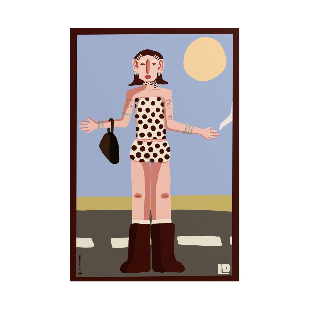 Self Portrait Lucie Poster - Etsy