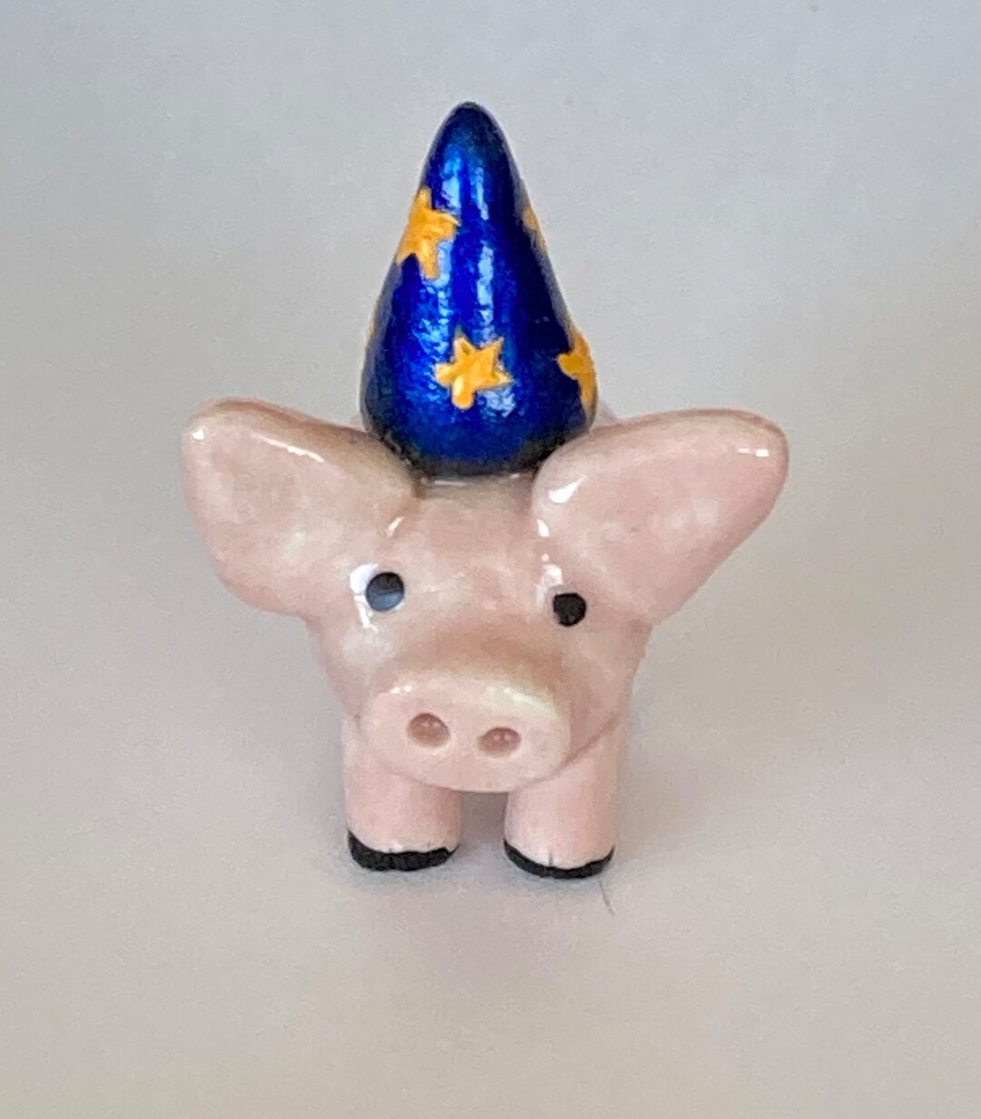 Wizard Pig Miniature Sculpture - Etsy