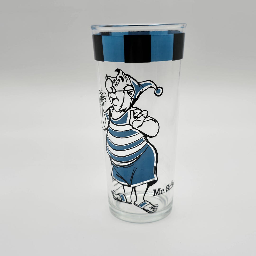 Vintage 1969 Mr. Smee Glass – Peter Pan Disneyana Collector's Item - Etsy