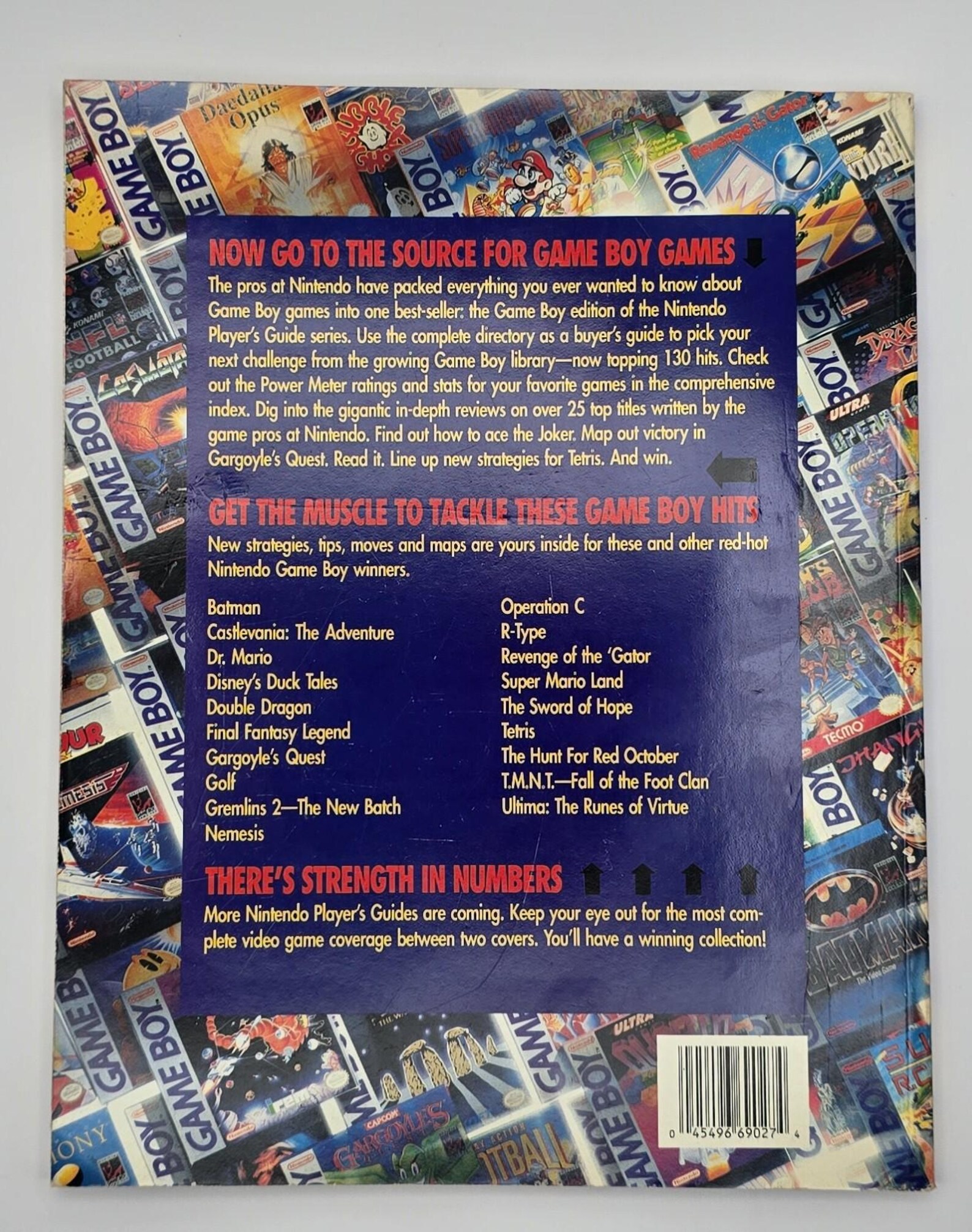 1991 Game Boy Nintendo Player's Guide | Official Strategy Book - Etsy