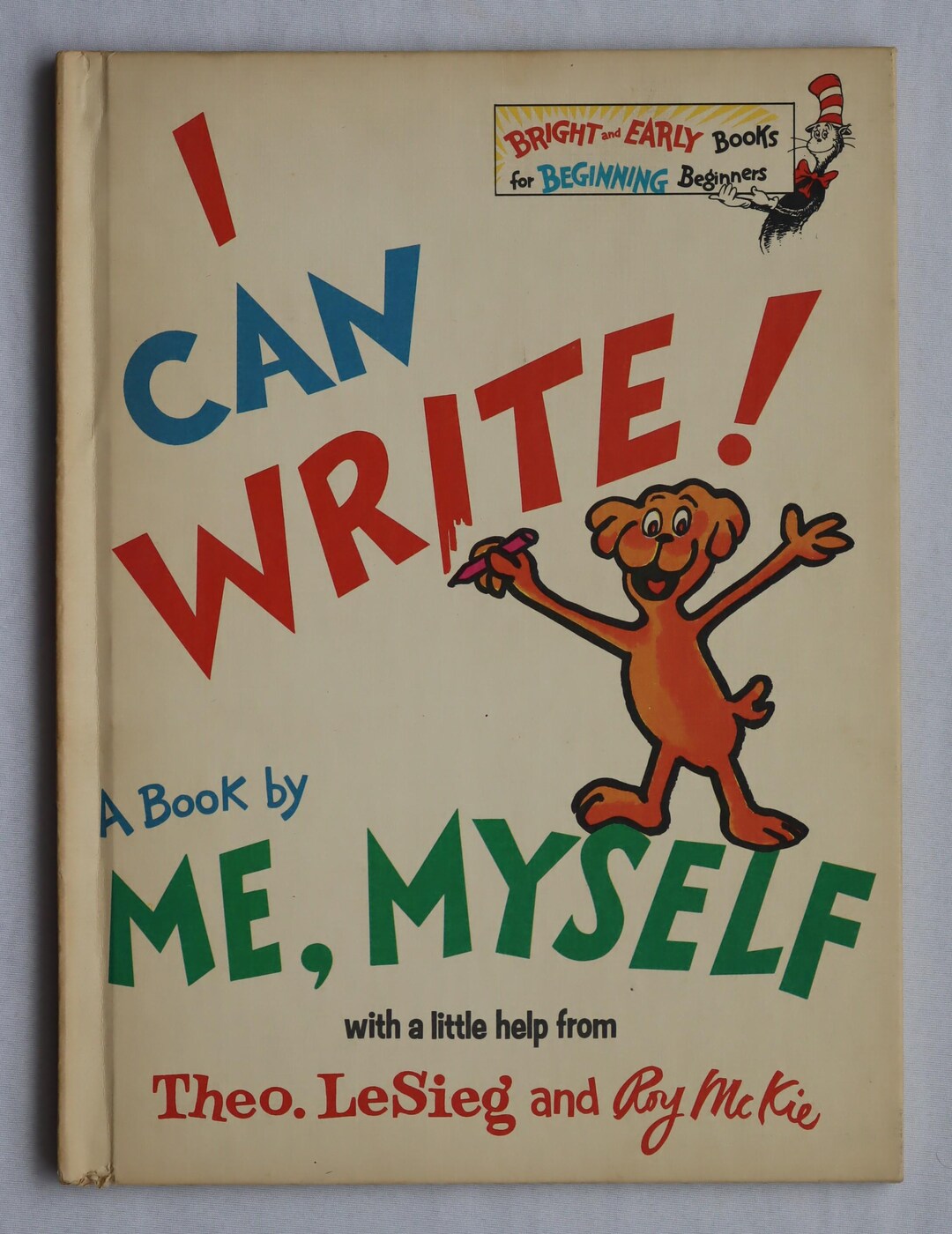 Vintage "i Can Write!" by Dr. Seuss | 1970s 1980s Book Club Edition - Etsy