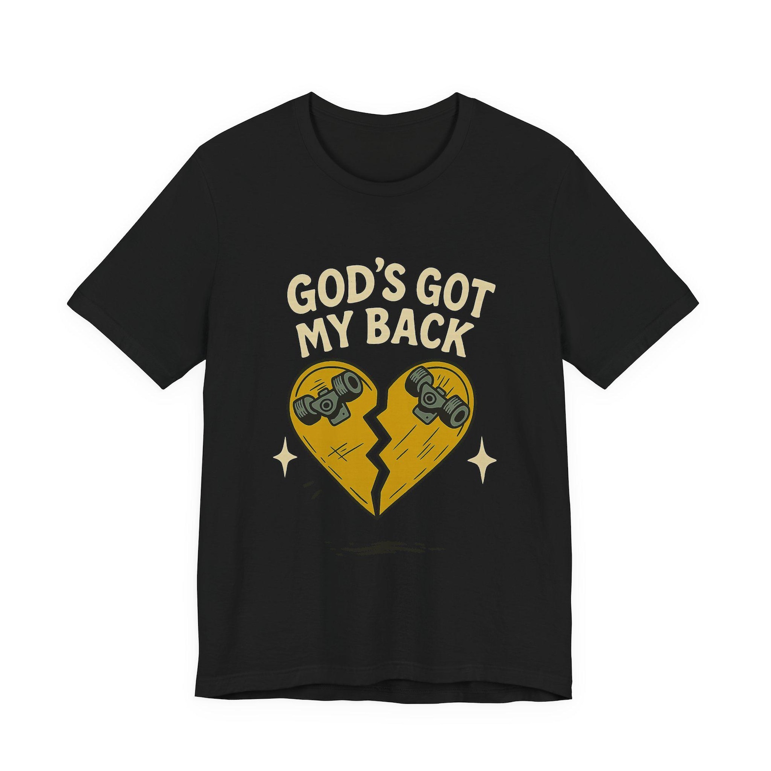 God's Got My Back Christian T-shirt: Bella Canvas Unisex Tee - Etsy