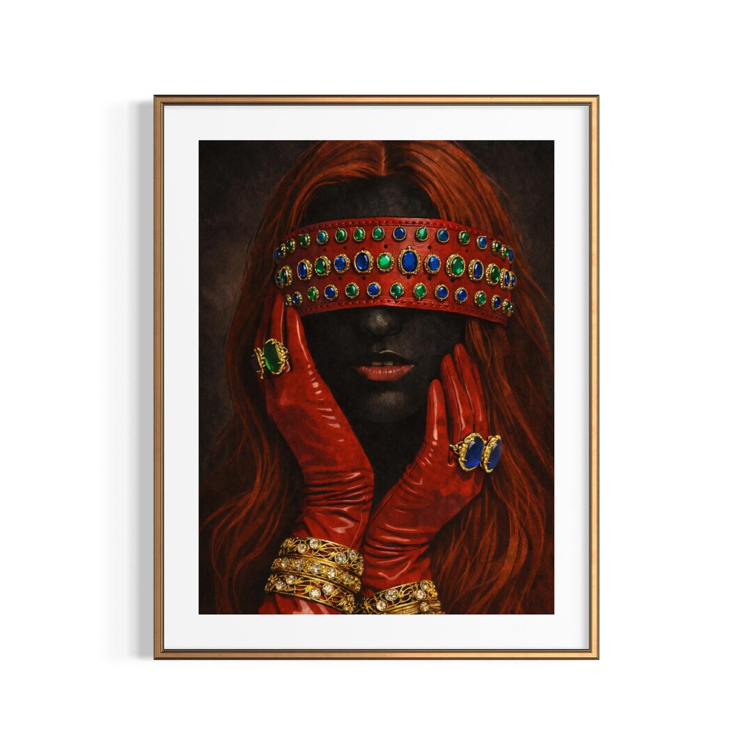Black Wall Art, Black Woman Art, Black Girl Urban Wall Art, Luxury ...