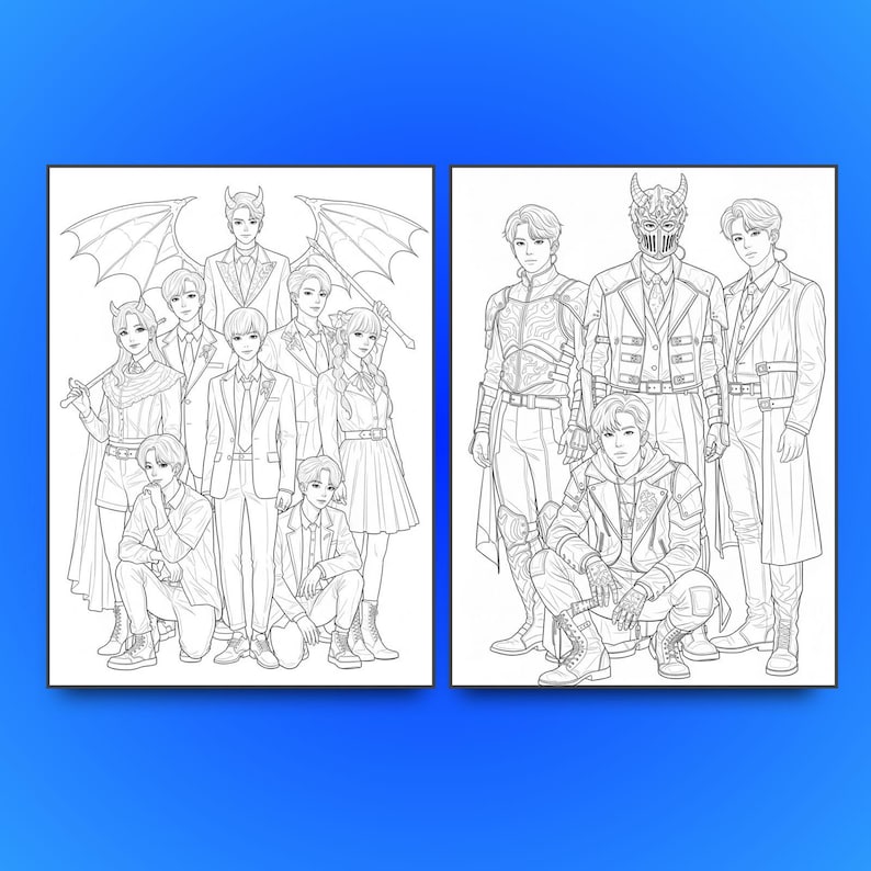 KPOP Demon Hunter Coloring Pages For, 30 Anime Girl Kpop Coloring Pages ...