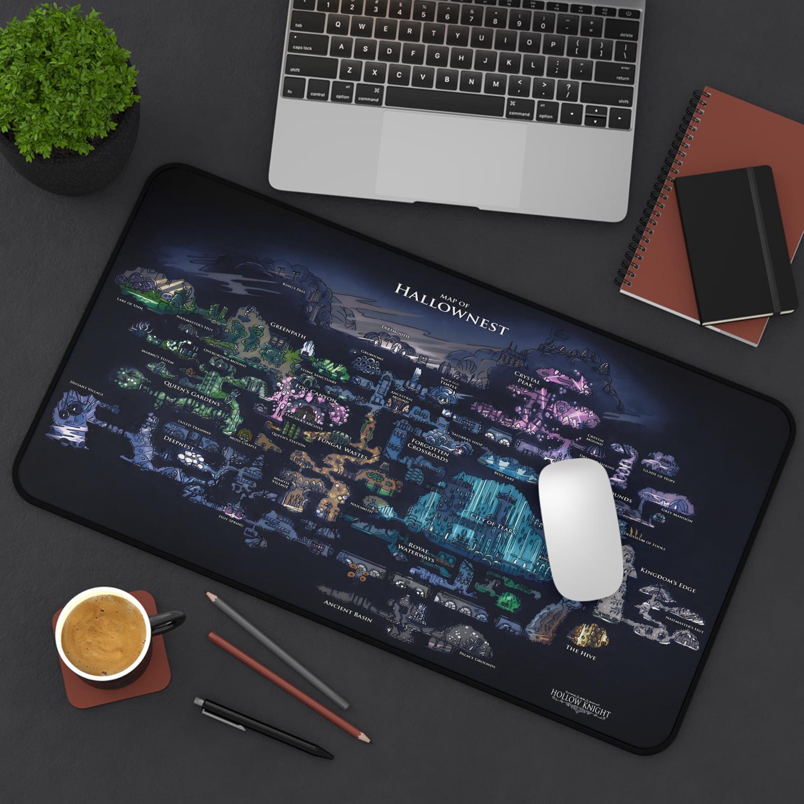Hollow Knight Map | Mouse Pads - Etsy