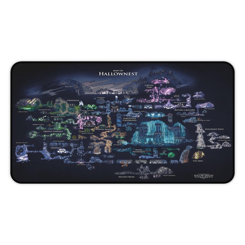 Hollow Knight Map | Mouse Pads - Etsy