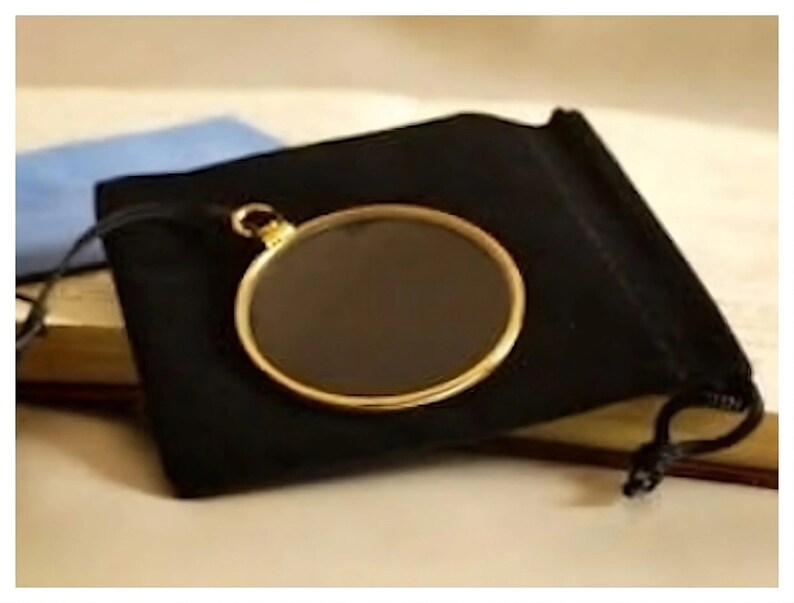 Classic Gold Monocle (non-galleried) | 38mm & 40mm Sizes - Etsy