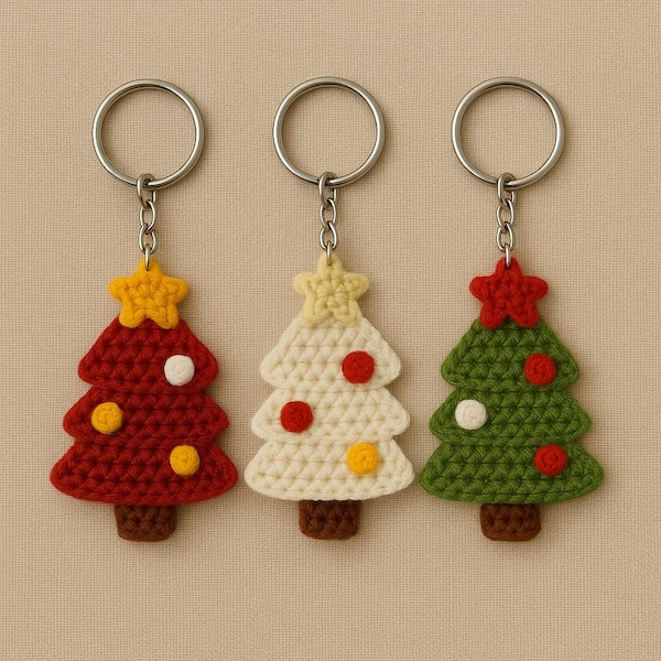 Tree Keychain - Etsy