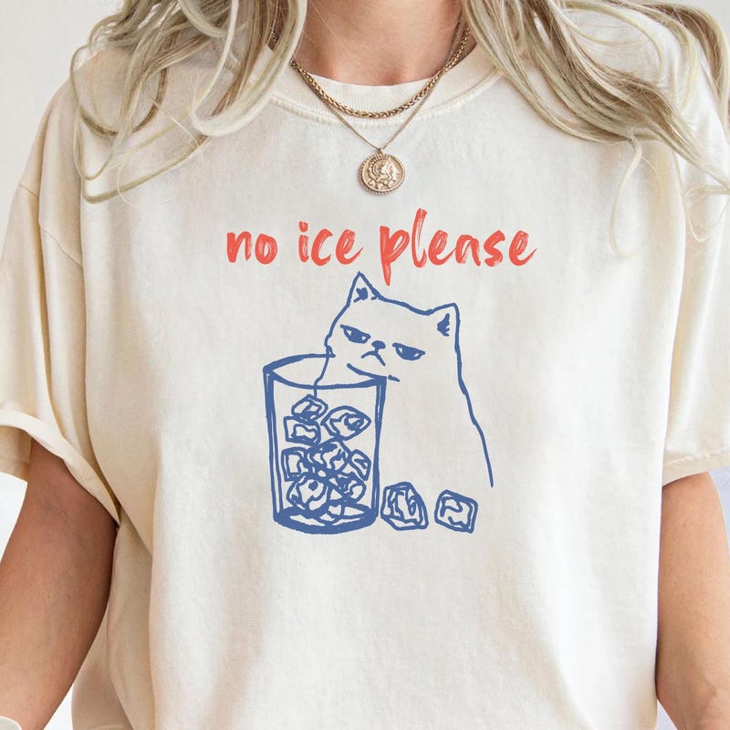 Cat Ice Shirt - Etsy