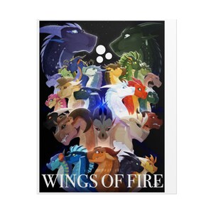 Wings of Fire Poster, the Lost Continent Gift for Book Lovers - Etsy
