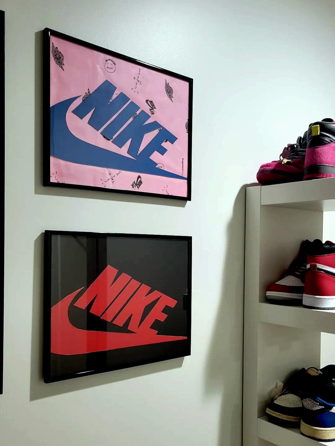 Custom Sneaker Art: Your Favorite Box Framed| Upcycled Shoe Box Artwork ...