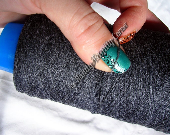 Yak Down Yarn Baby Yak. Graphite Color. Yarn for Hand Knitting or ...