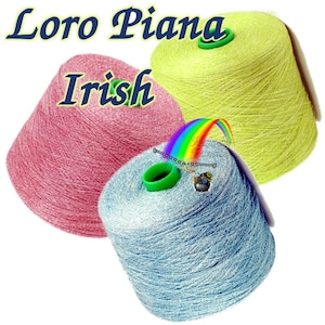 Loro Piana Linen Cone Yarn Irish. 100 Persent Natural Linen Cone Yarn ...