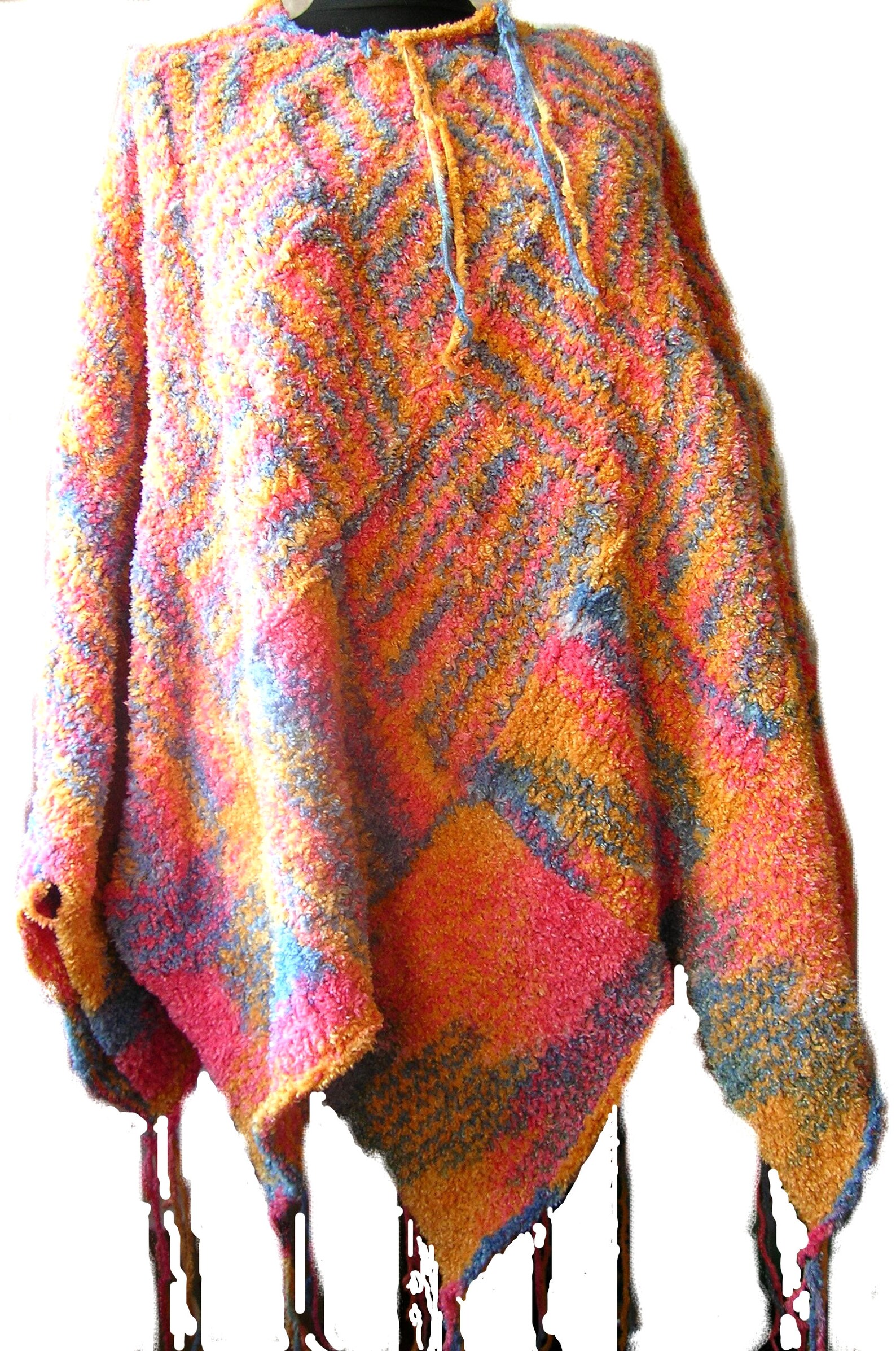 Pattern for Knitted Poncho / Cape / Cloak. the Cloudy Poncho. - Etsy