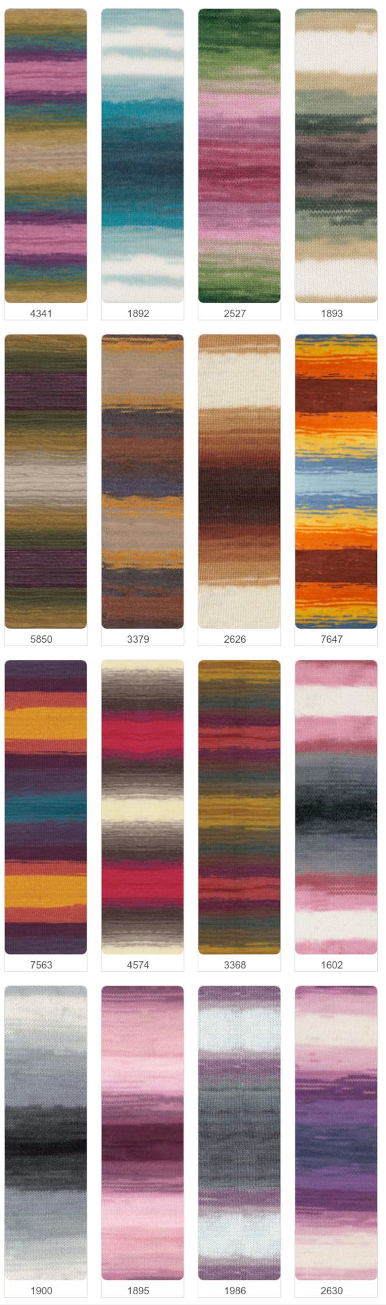 Alize Angora Gold Batik. Selfstriping Yarn. Alize Yarn. Mohair Yarn ...