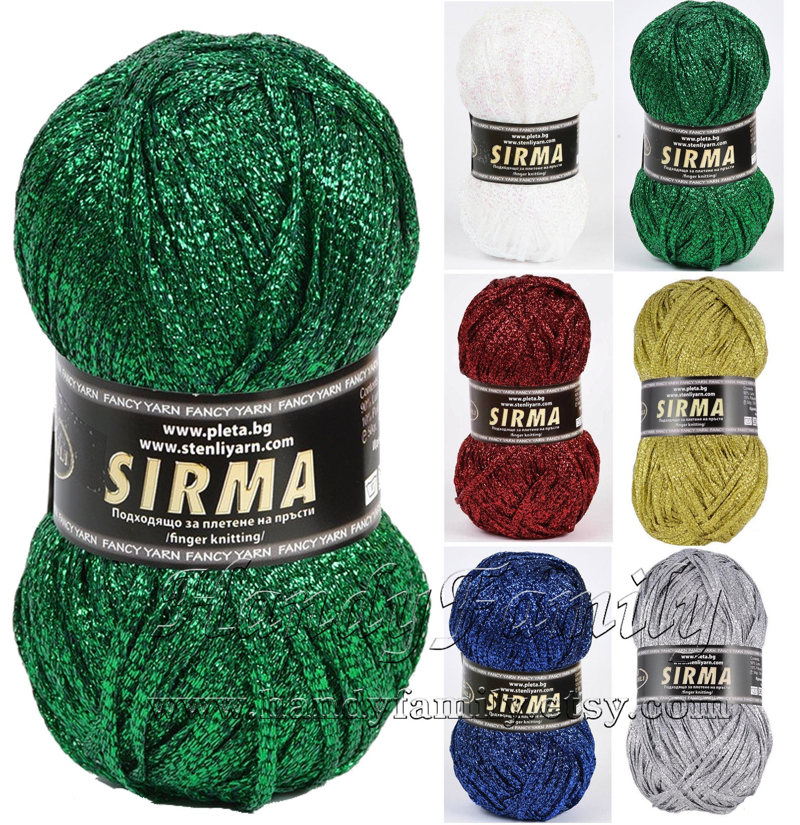 Glitter Yarn Sirma Strip Yarn Band Yarn Trim Yarn Lurex Lame - Etsy