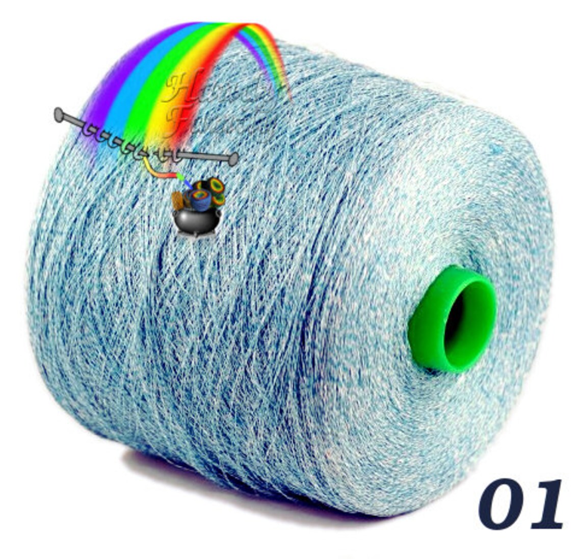 Loro Piana Linen Cone Yarn Irish. 100 Persent Natural Linen Cone Yarn ...