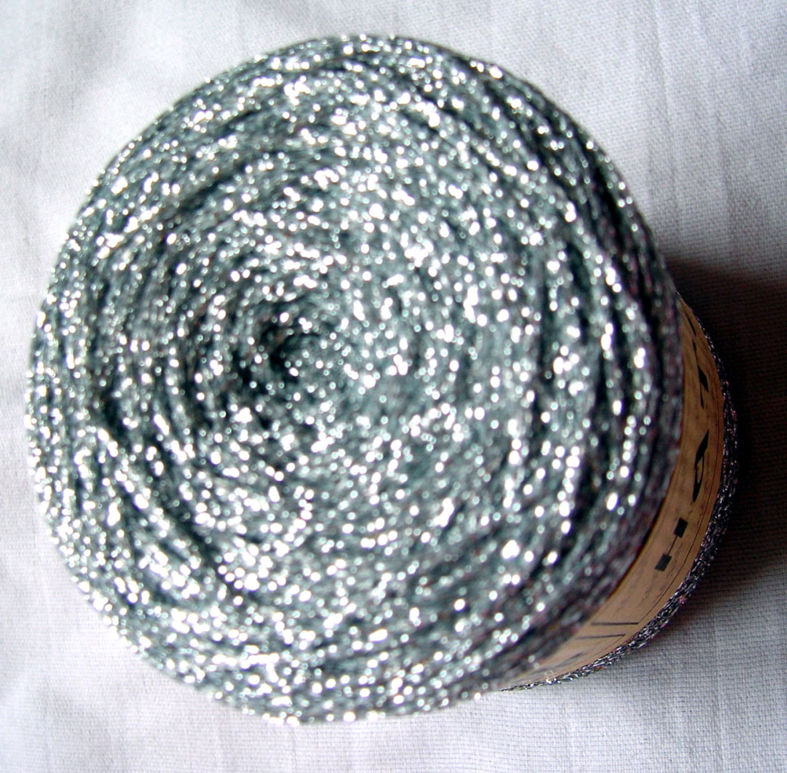 Glitter Yarn Shine Sparkle Yarn Silver Color 101 Yarn - Etsy
