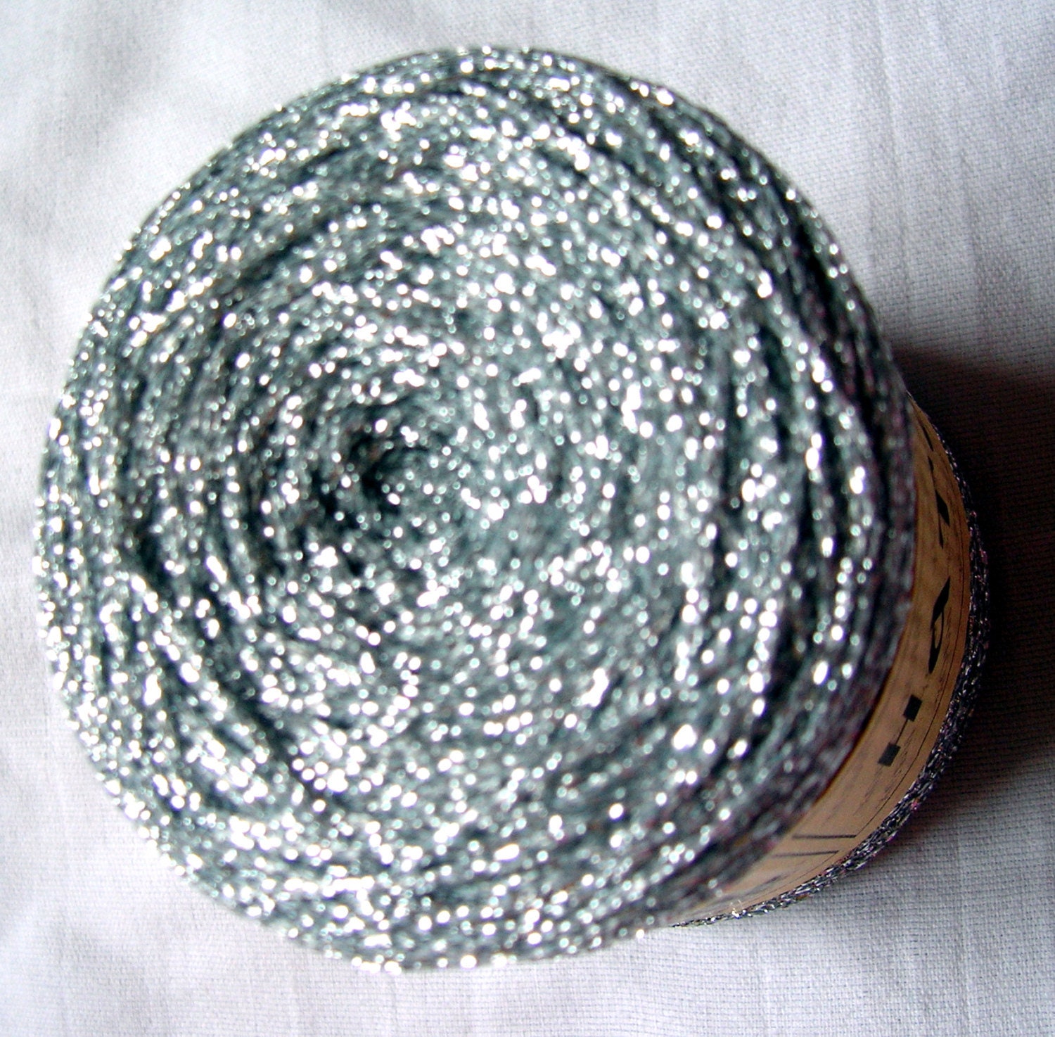 Glitter Yarn Shine Sparkle Yarn Silver Color 101 Yarn - Etsy