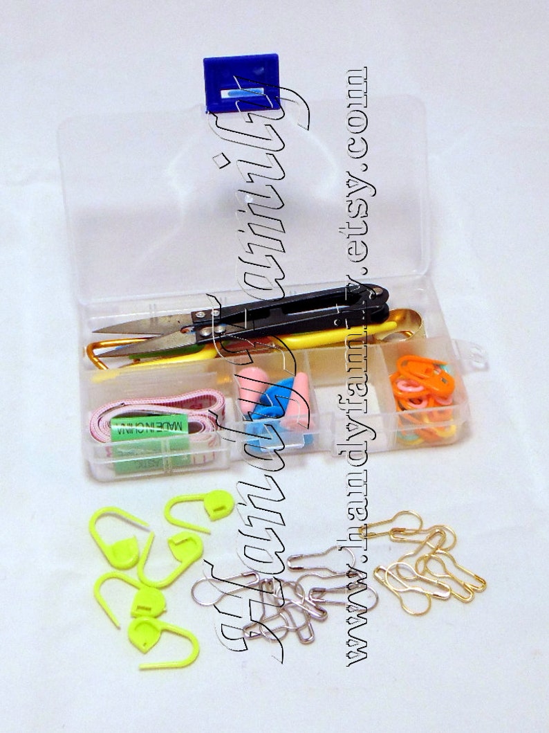 Box of Basic Knitting and Sewing Tools Accessories Supplies - Etsy