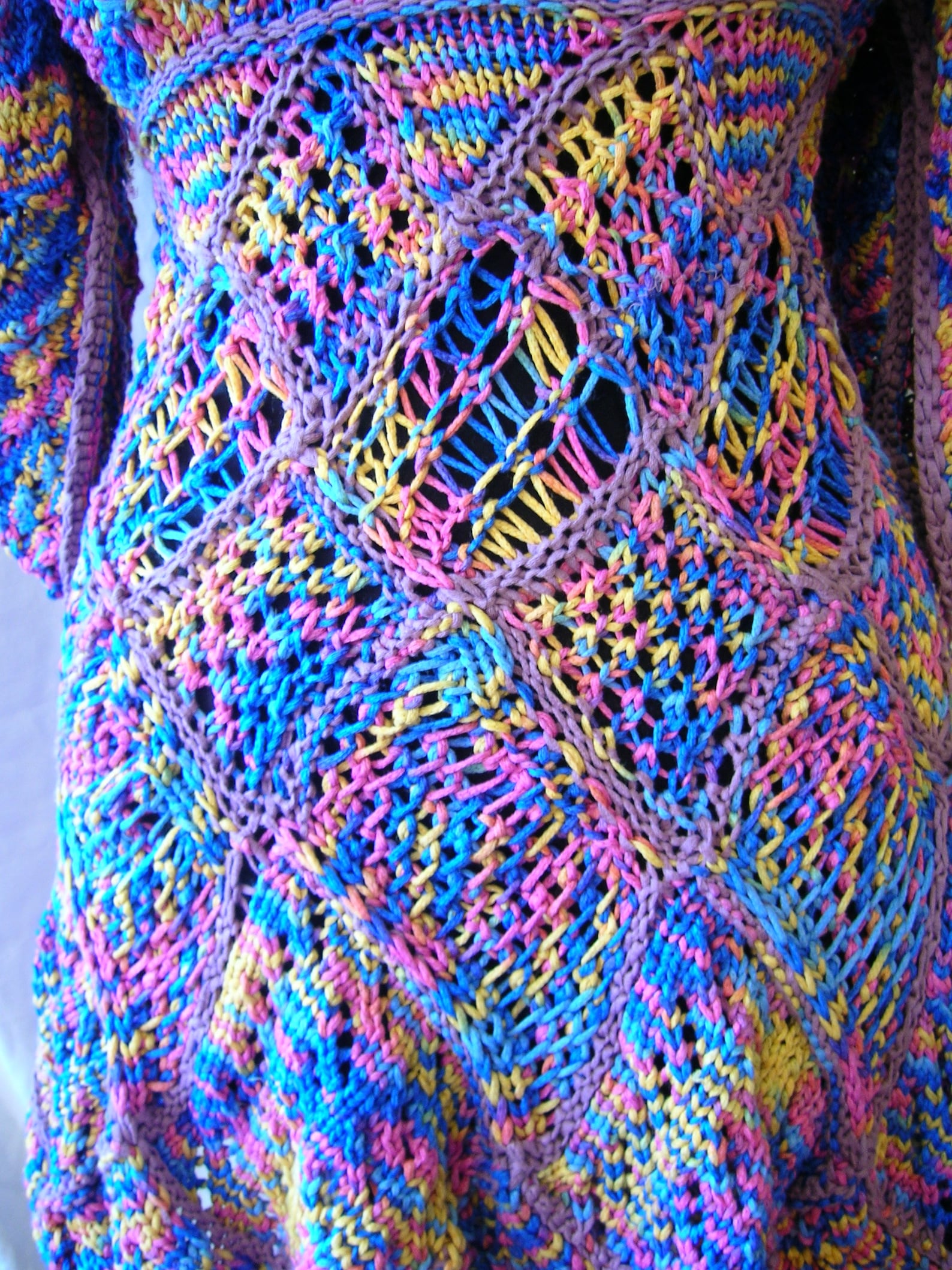 Vita Soy Yarn. Batik Multicolor Yarn in Pinks, Blues and Yellows. Vegan ...