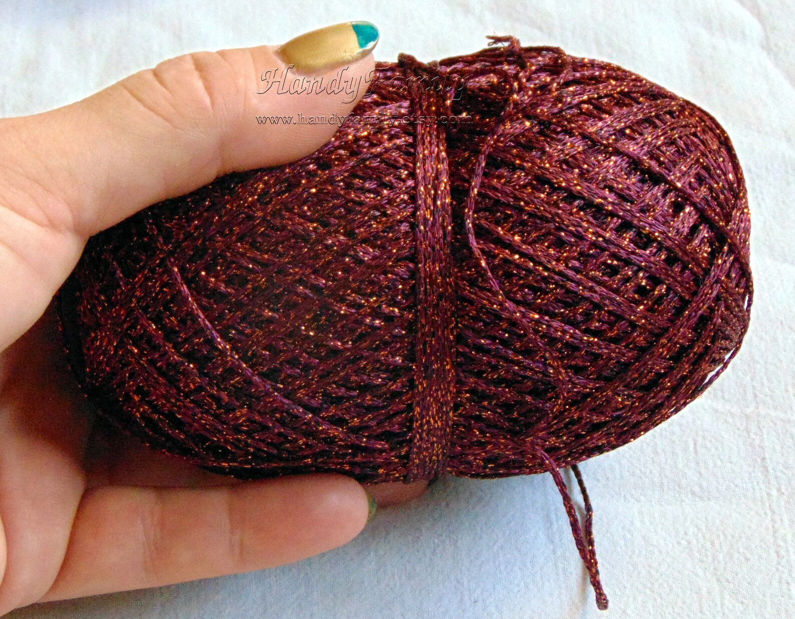 Marsala Gold 02 color Glitter Yarn Kleopatra. Shine Sparkle | Etsy