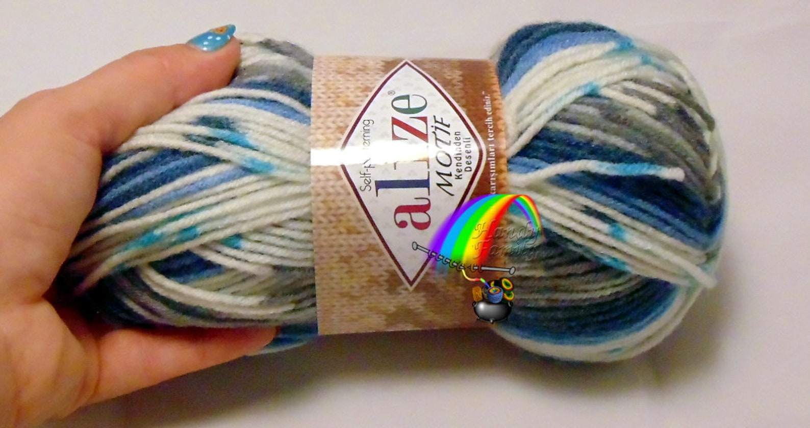 Alize Motif Yarn. Programmed yarn Self patterning yarn Self | Etsy