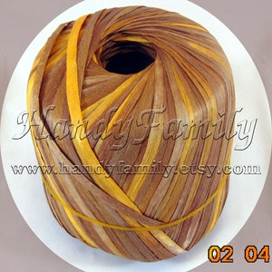 Natural Cellulose Viscose Rayon Yarn Raffia Multi Fibra Natura Vegan ...