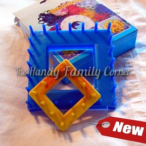 Loom Tool: Shapes for Making Square Flowers and Details for Knitting ...