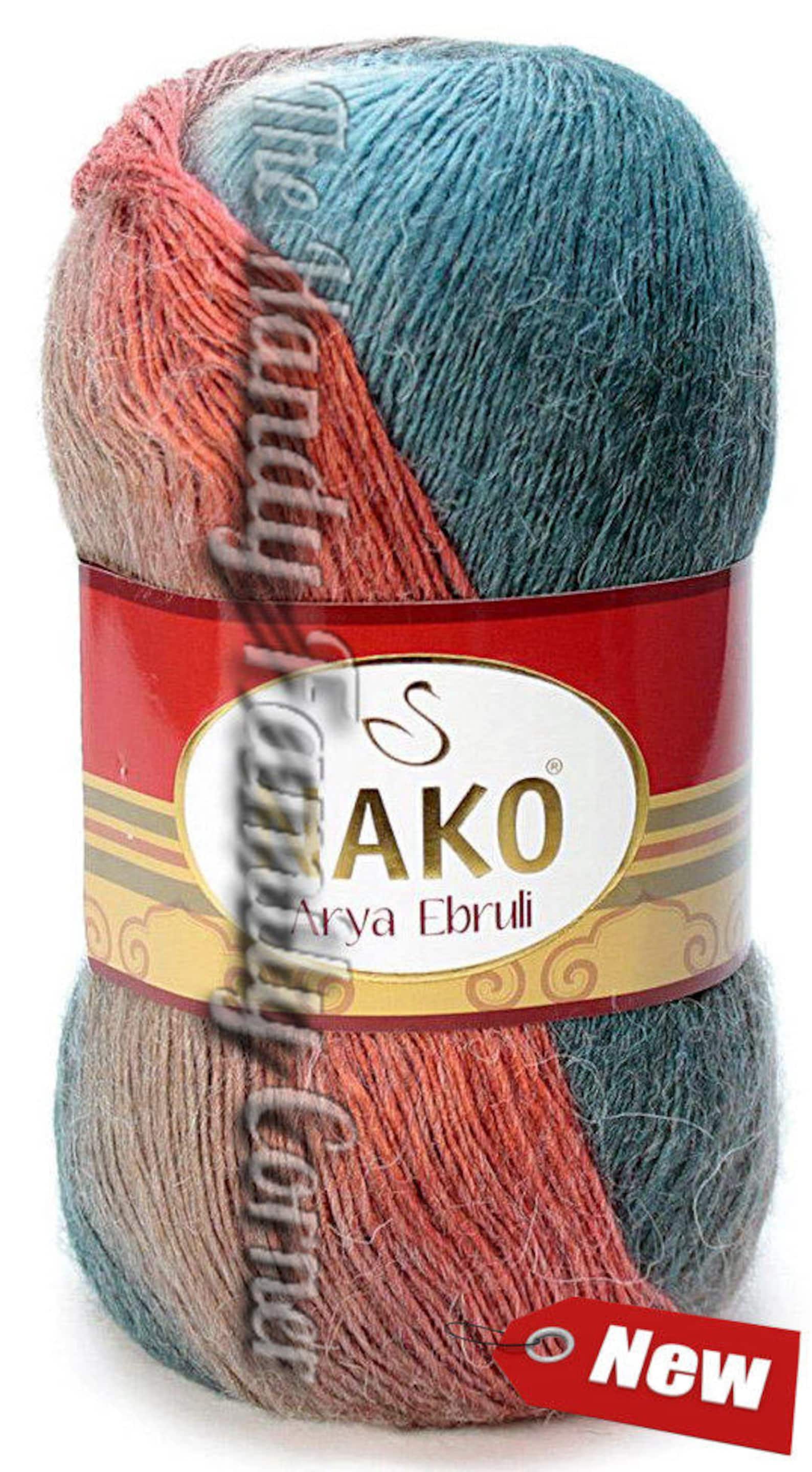 Nako Arya Ebruli. Alpaca Yarn. Mohair Shaw Lyarn. Alpaca - Etsy