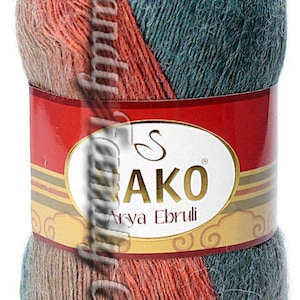 Nako Arya Ebruli. Alpaca Yarn. Mohair Shaw Lyarn. Alpaca Blend. Lace ...