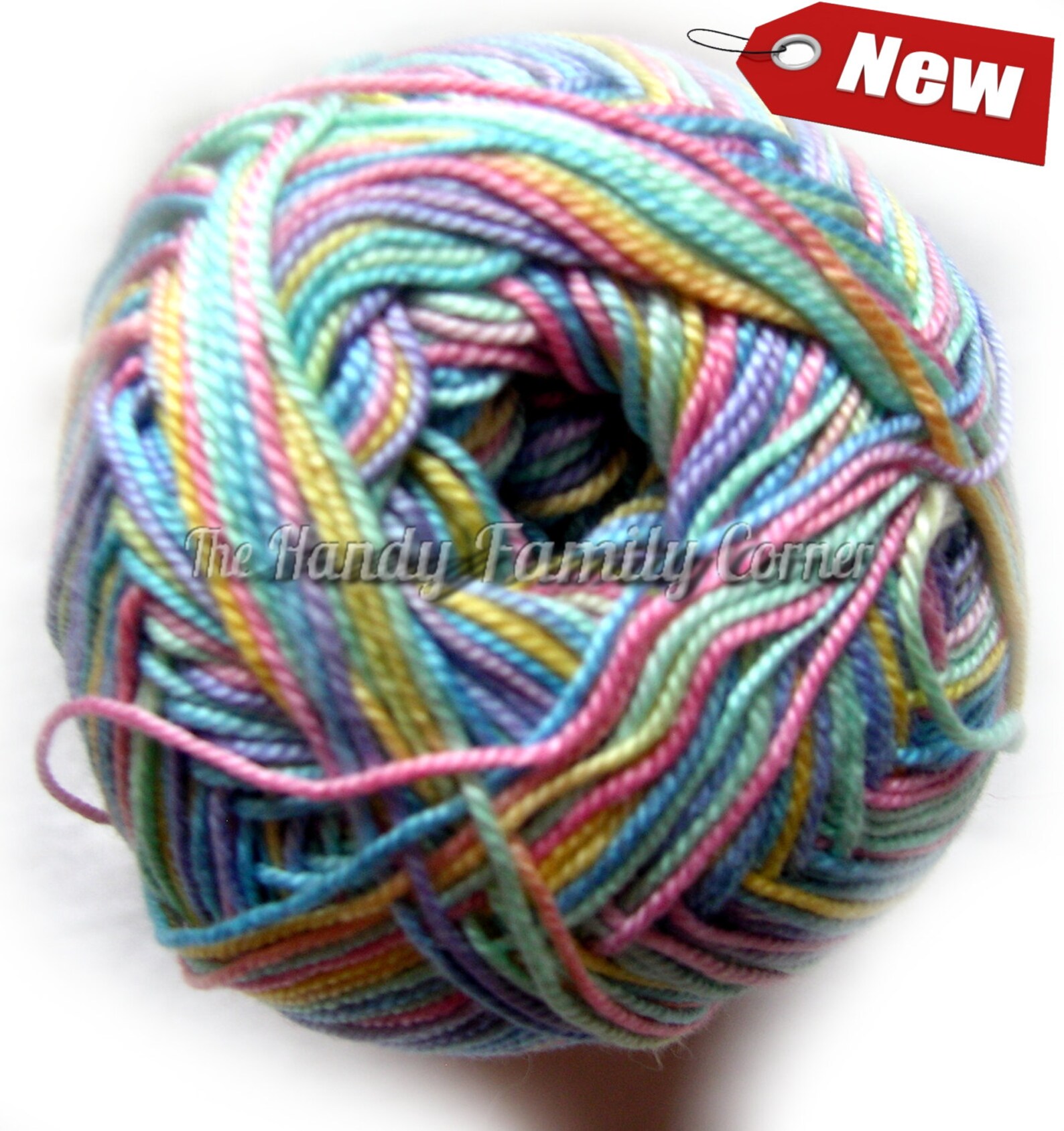 Multicolor Cotton Yarn Alize Miss Melange 100% Mercerized Cotton ...