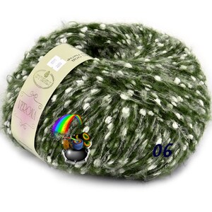 Mohair Yarn Verona. Mohair, Wool, Bumpy Yarn, Lumpy Yarn, Color Choise ...