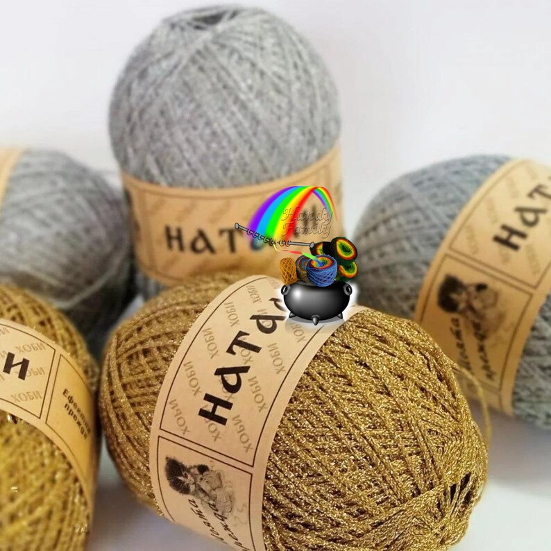 Glitter Yarn Shine Sparkle Yarn Silver Color 101 Yarn - Etsy