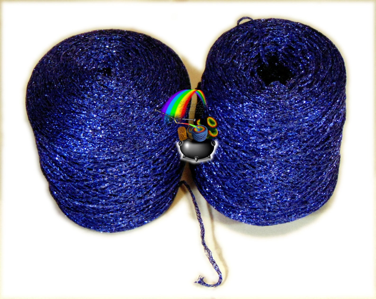 Glitter Yarn Shine Sparkle Yarn Royal Blue Color 115 - Etsy