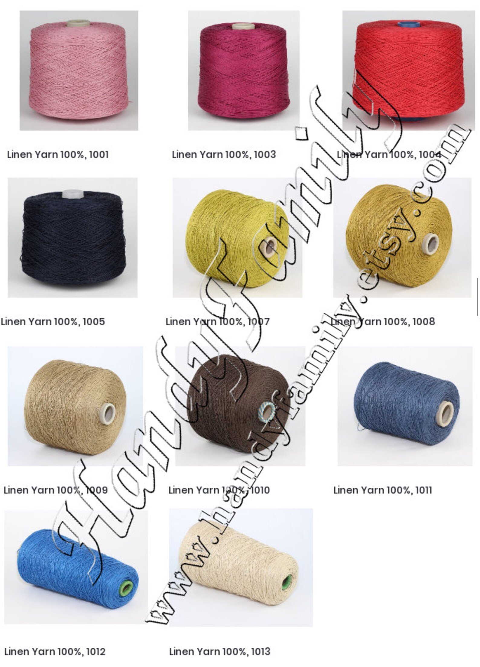 Linen Cone Yarn. 100 persent Natural Linen Cone Yarn. | Etsy