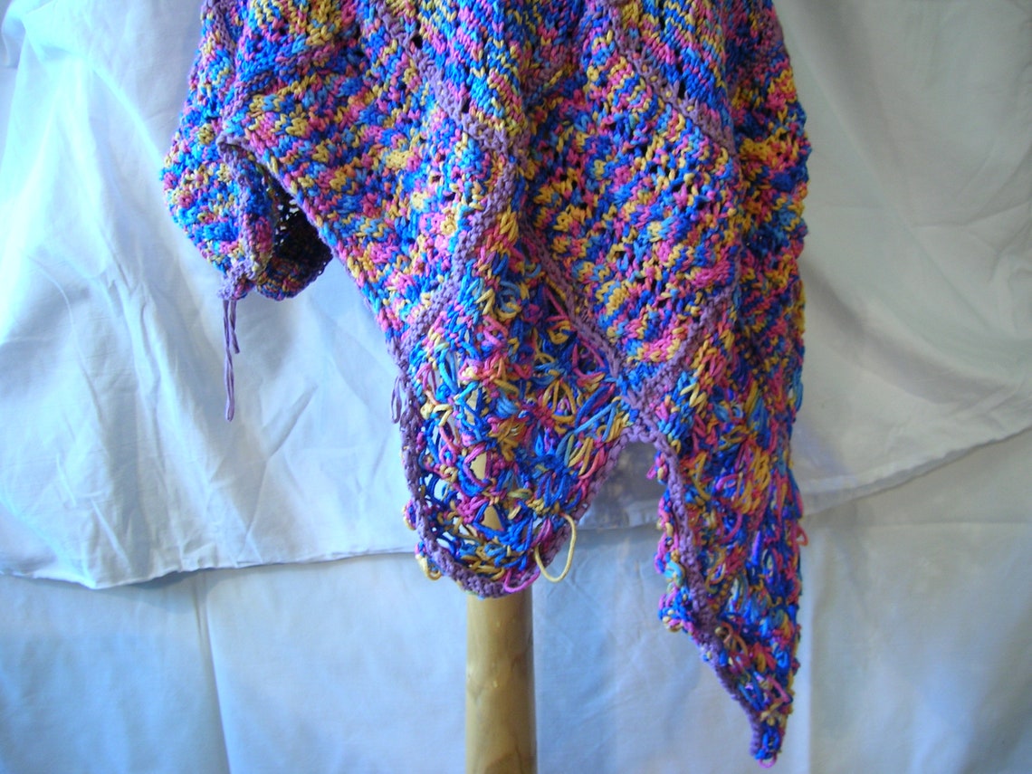Vita Soy Yarn. Batik Multicolor Yarn in Pinks, Blues and Yellows. Vegan ...